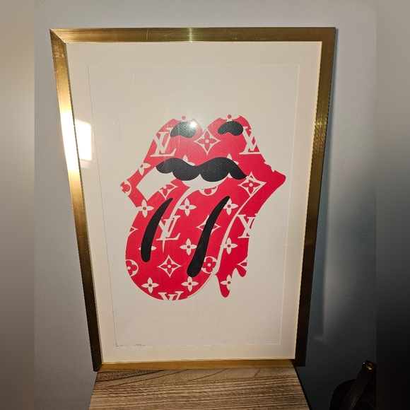 Art | Lips Death Is Free Artwork | Poshmark